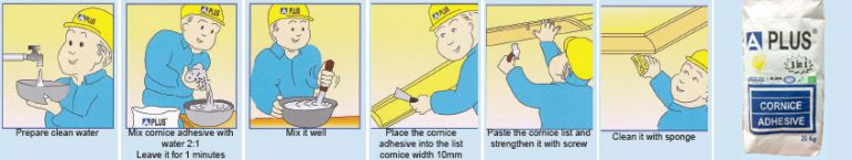 Aplus Cornice Adhesive – Aplus Pacific