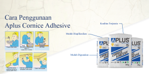 Aplus Cornice Adhesive – Aplus Pacific